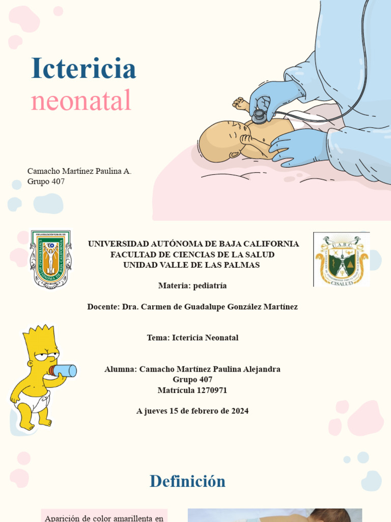 Ictericia Neonatal | Descargar gratis PDF | Medicina CLINICA | Medicina