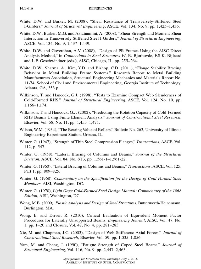 Structural Steel Design References | PDF | Beam (Structure ...