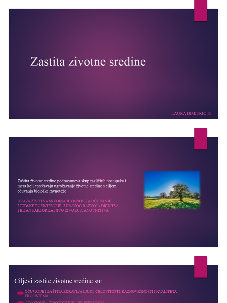 Zastita Zivotne Sredine | PDF