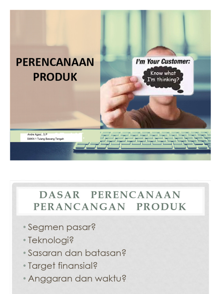 Perencanaan Produk | PDF