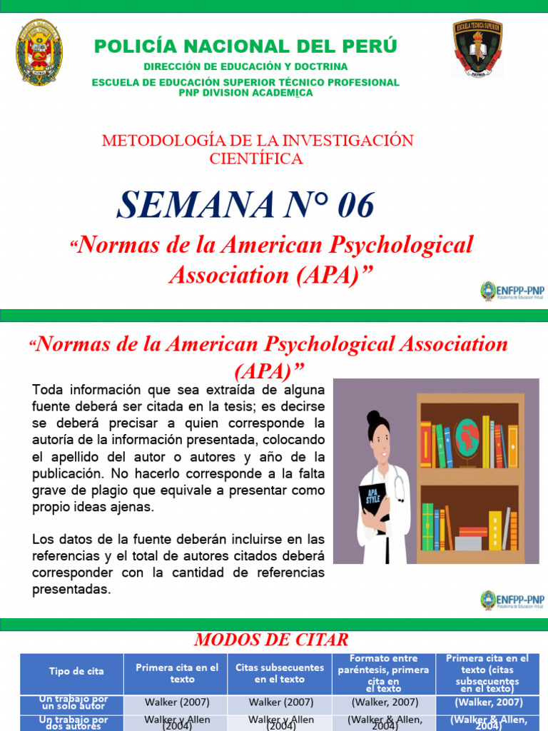 Normas APA 2007 en Investigación Científica | PDF | Comillas | Science