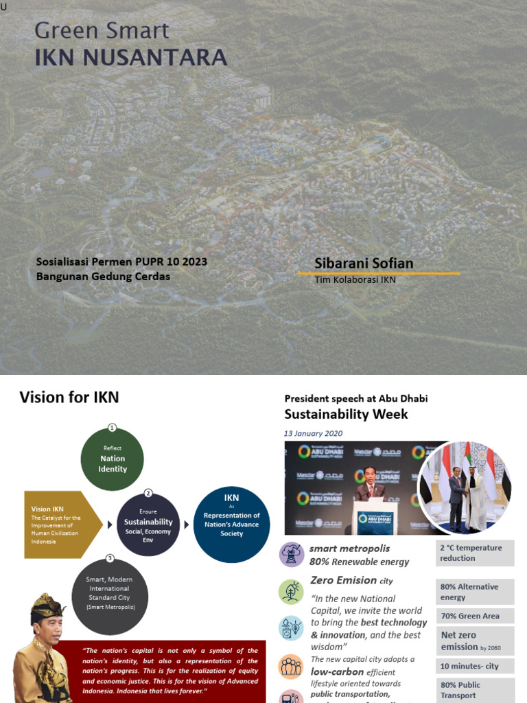 IKN Smart City | PDF | Infrastructure | Sustainability