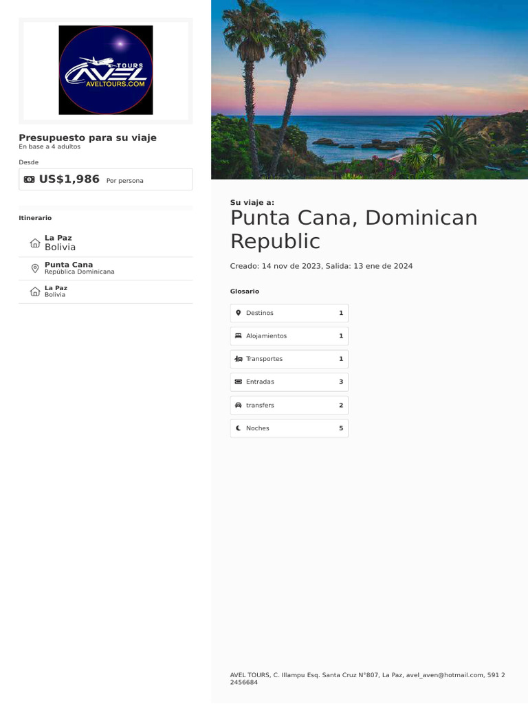 Punta Cana Enero 4px | PDF