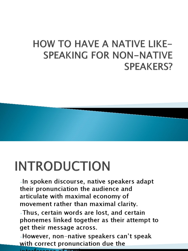 Connected Speech PPT | Stress (Linguistics) | English Language