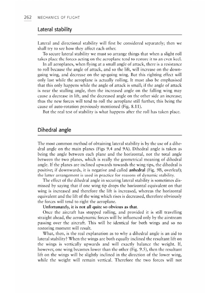 Intro To Lateral and Directional Stability | PDF