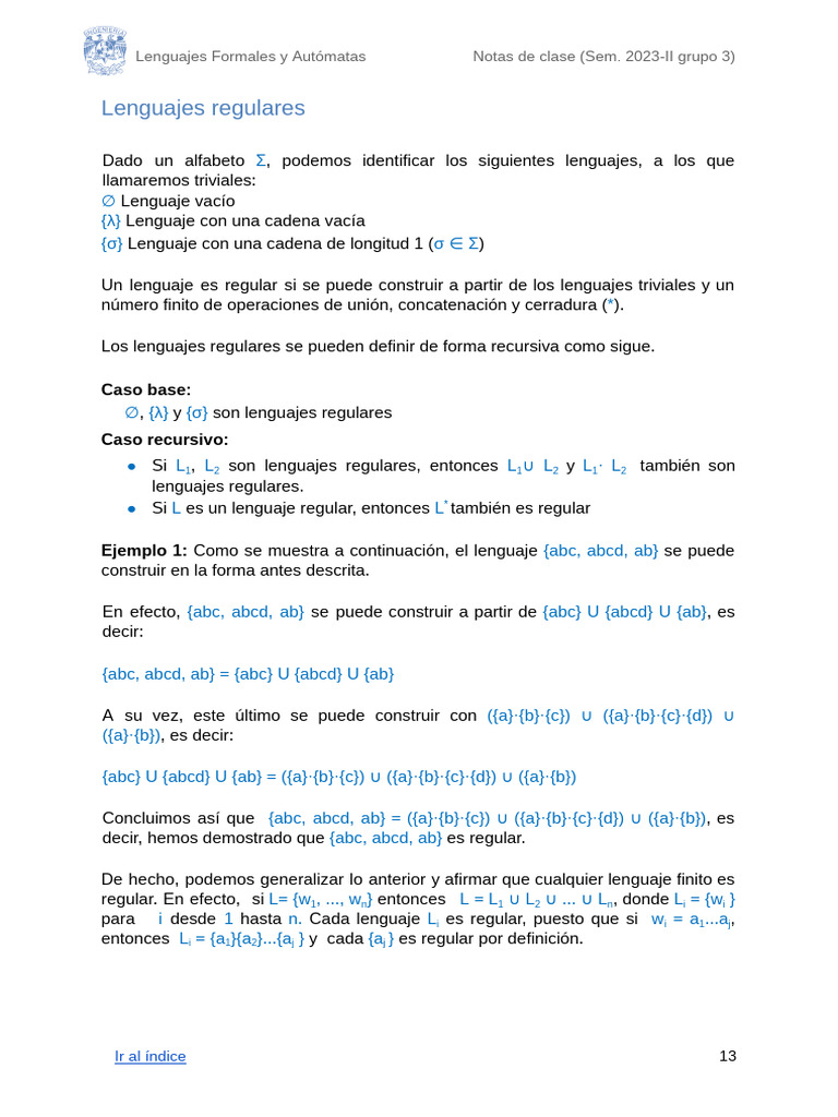 LERLFA | PDF | Expresión regular | Lenguaje de programación