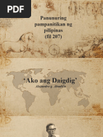 Ibat Ibang Uri NG Teoryang Pampanitikan | PDF