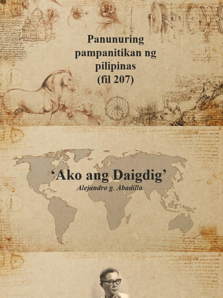 Ako Ang Daigdig | PDF