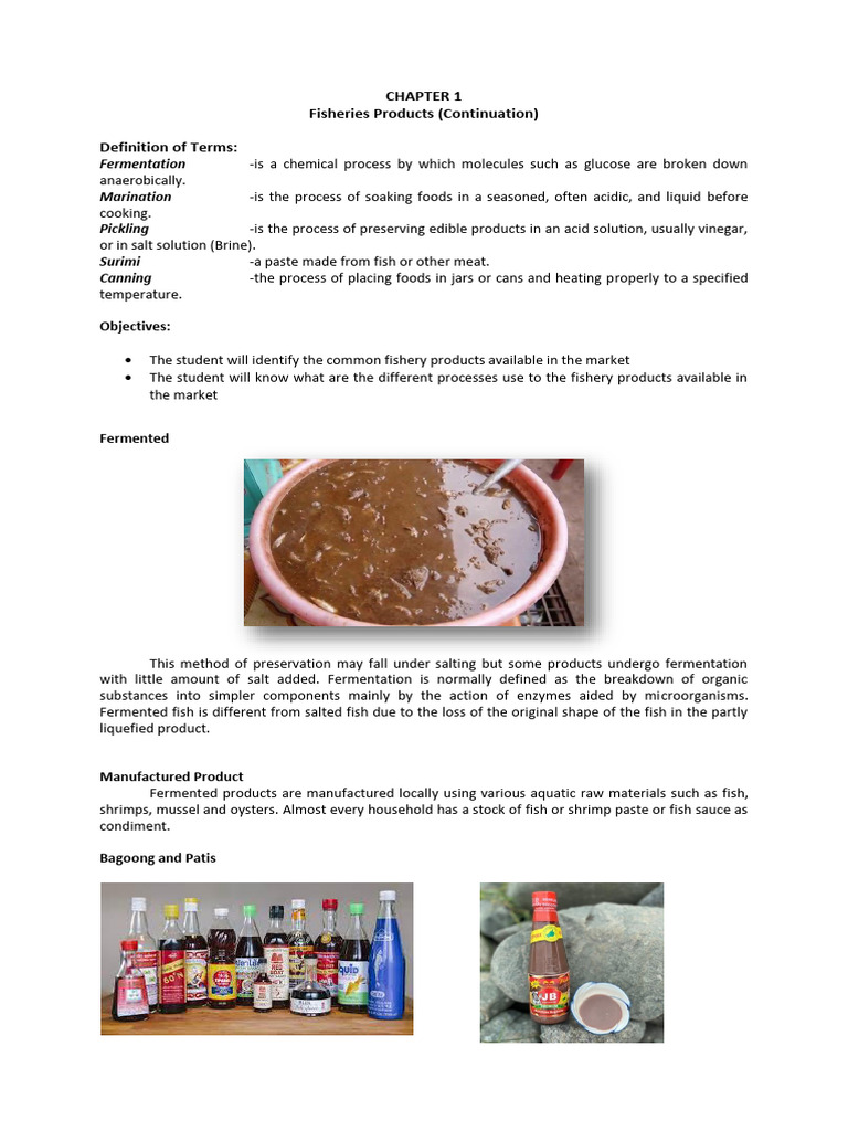 Week 3 | PDF | Pickling | Fermentation