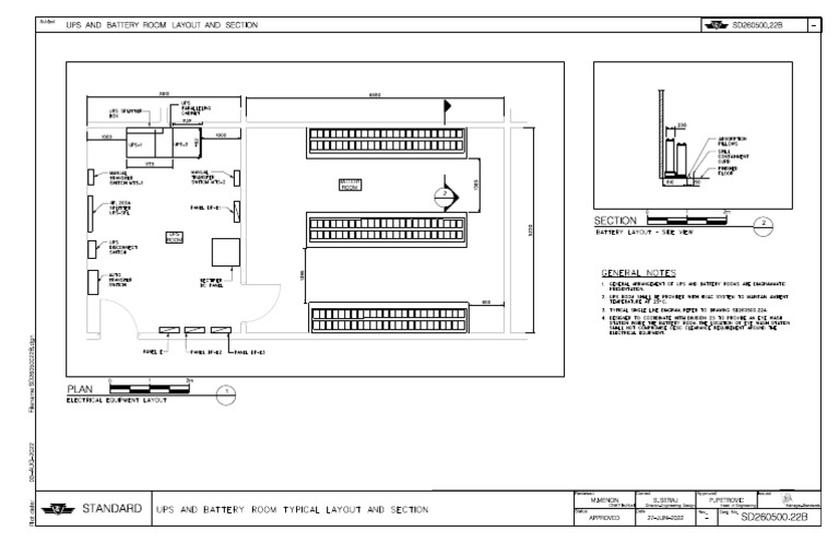UPS Room Equipment Layout | PDF