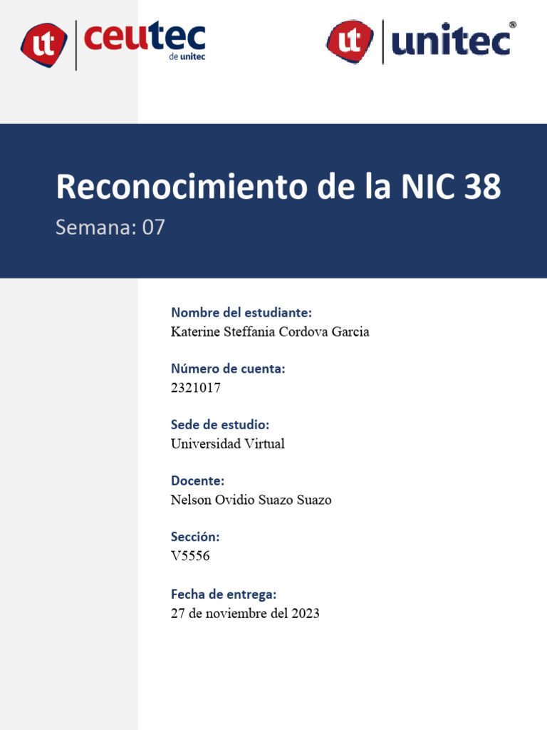 Aplicacion de La Nic 38-Acivos Intangibles - 52321017 | PDF | Activo intangible | Ensayo clínico