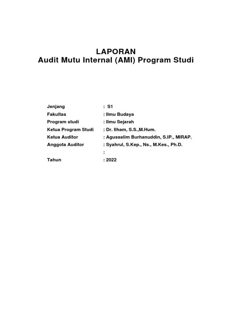 Contoh Laporan | PDF