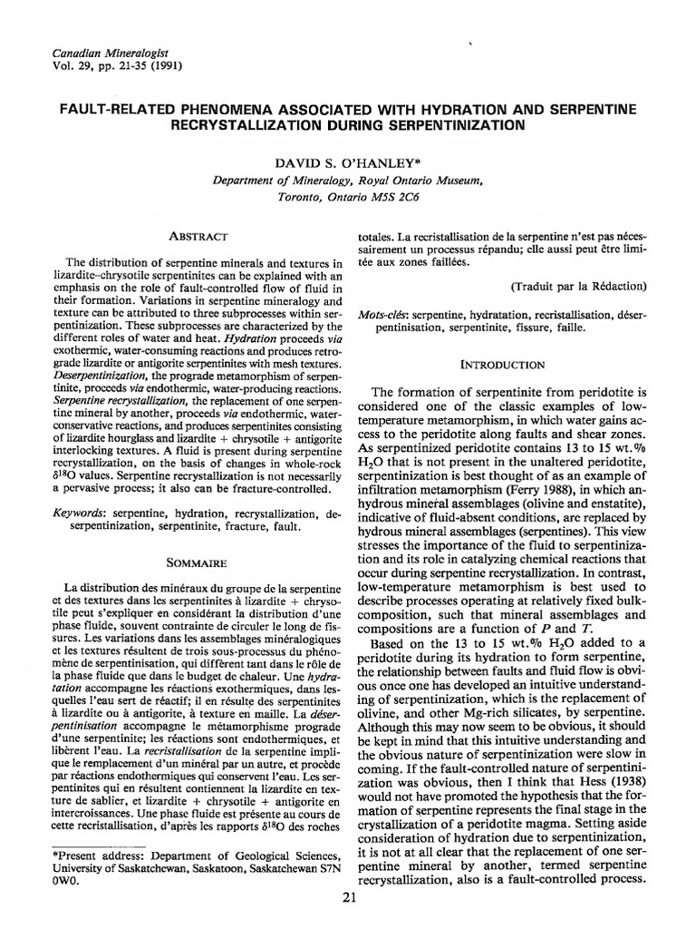 CM29 21 | PDF | Mineralogy | Earth Sciences