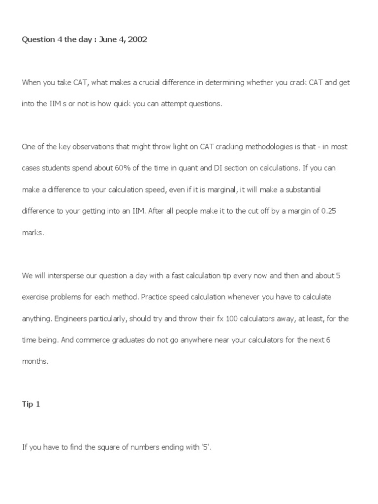 Question 4 The Day: June 4, 2002 | PDF