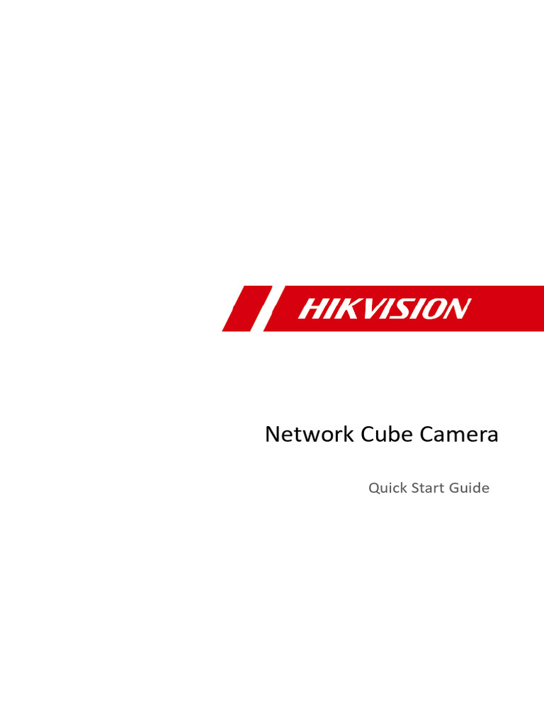 Ghid Rapid de Utilizare Camera Supraveghere IP WiFi Hikvision Cube DS ...