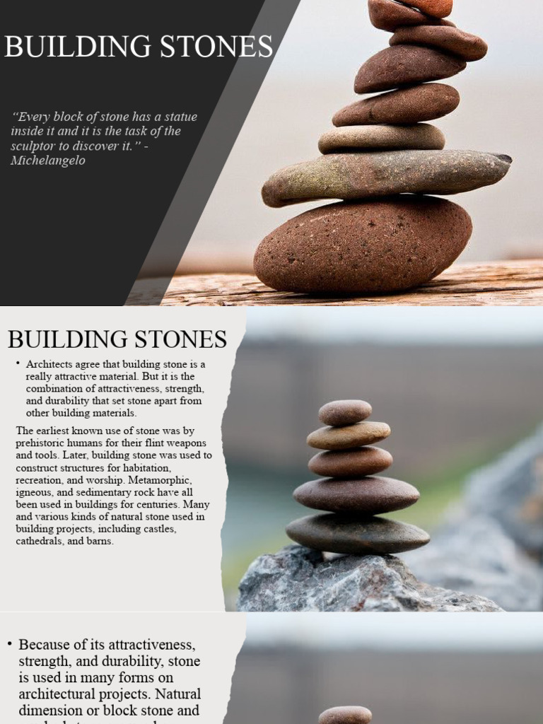 Building Stones | PDF | Rock (Geology) | Sedimentary Rock