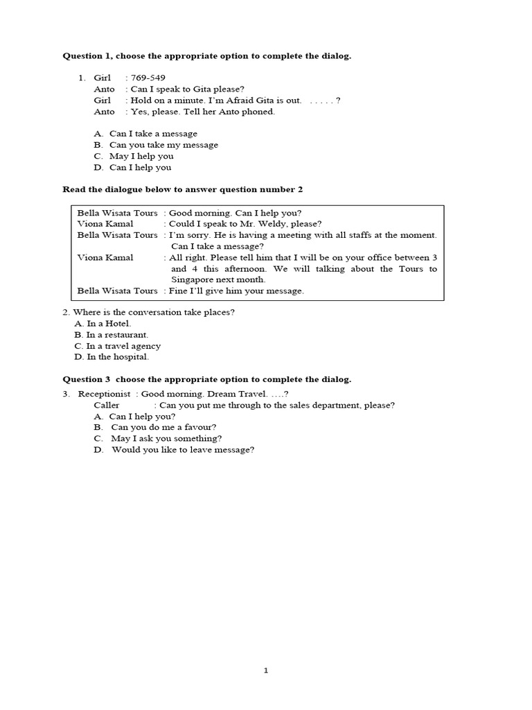 Soal Usp B Inggris Tp 2022 2023 Pdf