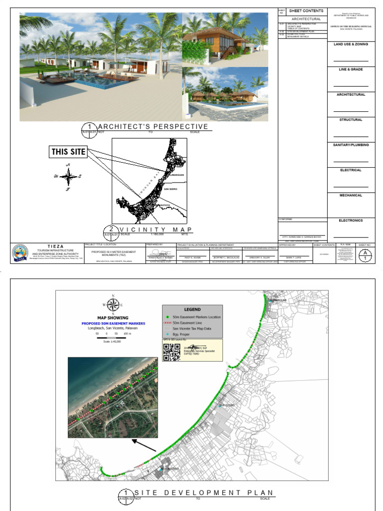 Proposed 50.0 Meter Easement Monuments | PDF