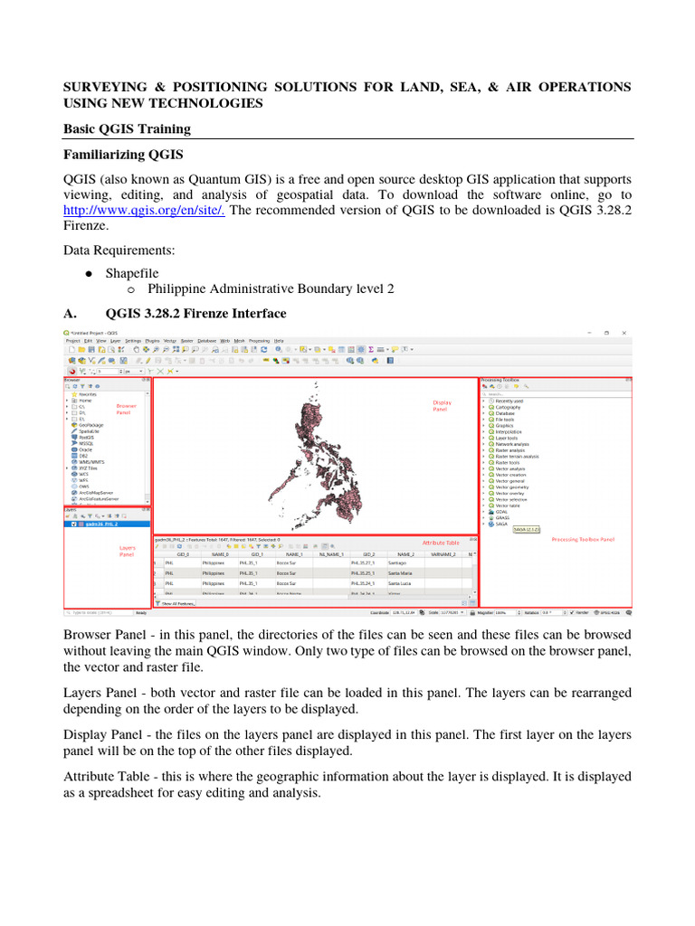 Familiarizing QGIS | PDF | Geographic Information System | Computing