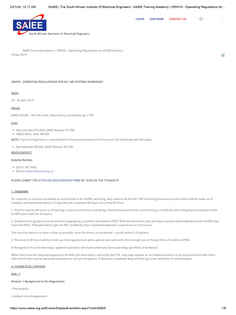 SAIEE - The South African Institute of Electrical Engineers - SAIEE ...