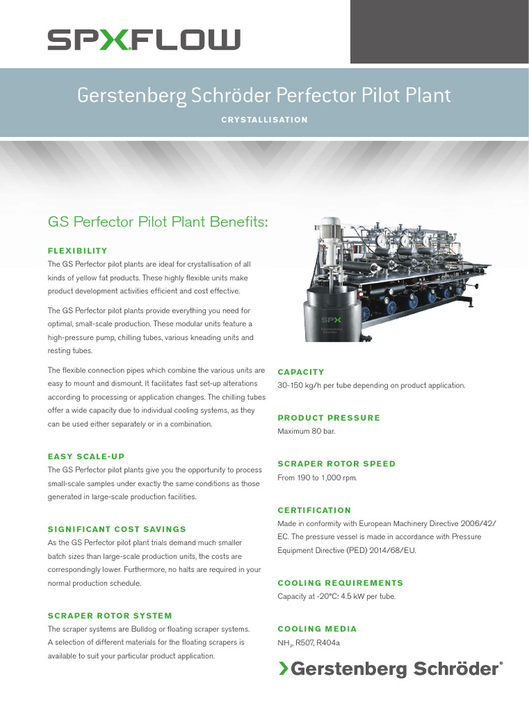 Gerstenberg Schroder Sshe Pilot Plant Gs 208 GB | PDF | Physical ...