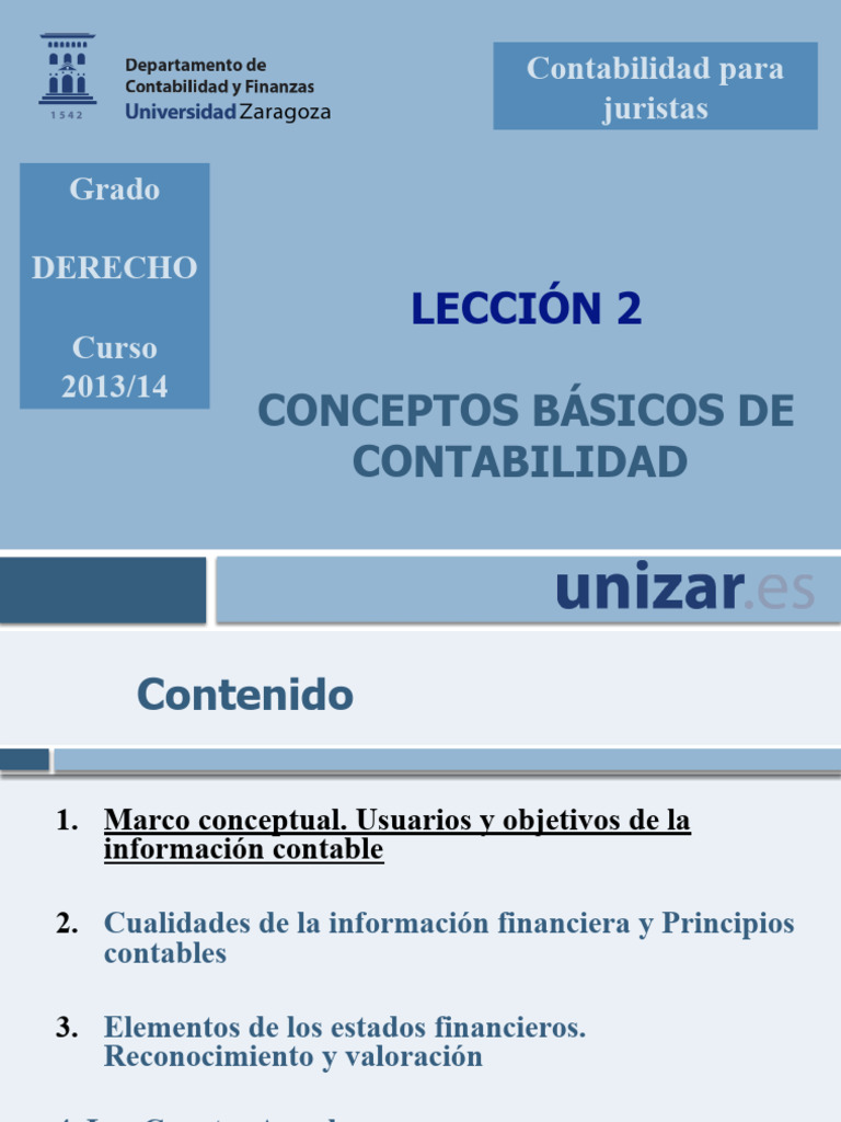 02 Conceptos Básicos CJ | PDF | Contabilidad | Estado financiero