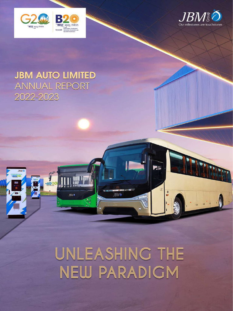 JBM Auto Annual Report 2022-23 | PDF | Electric Vehicle | Product Lifecycle