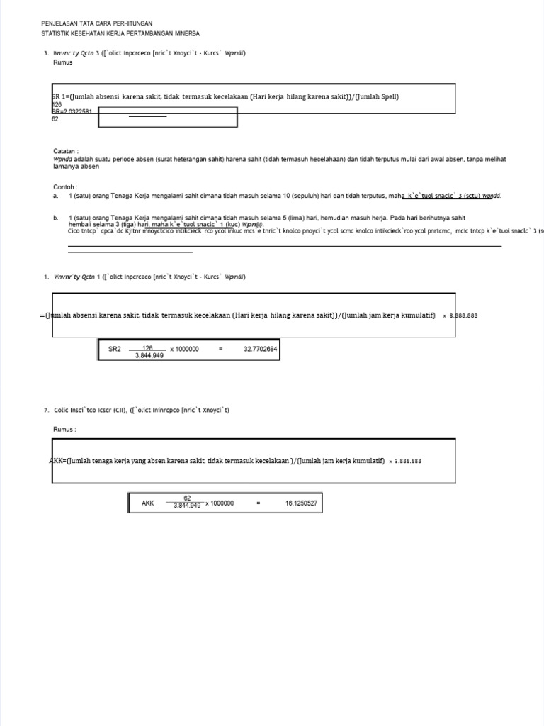 Statistik Kesehatan Kerja Pertambangan Pdf