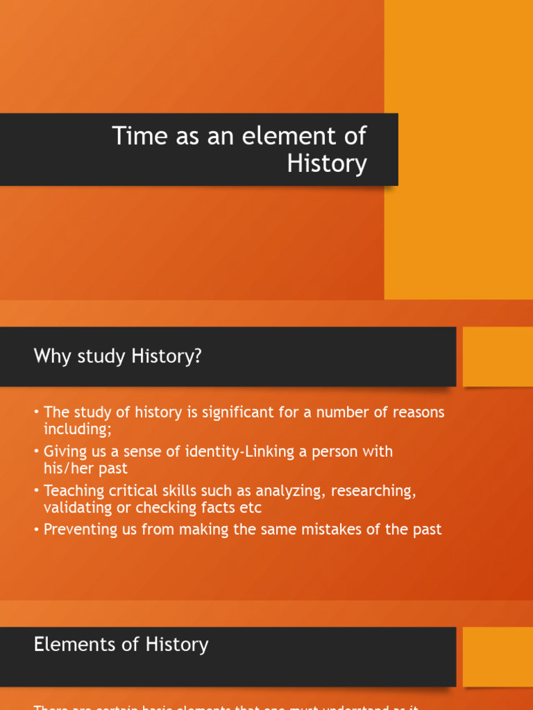 Time An Element of History | PDF | Anno Domini | Common Era