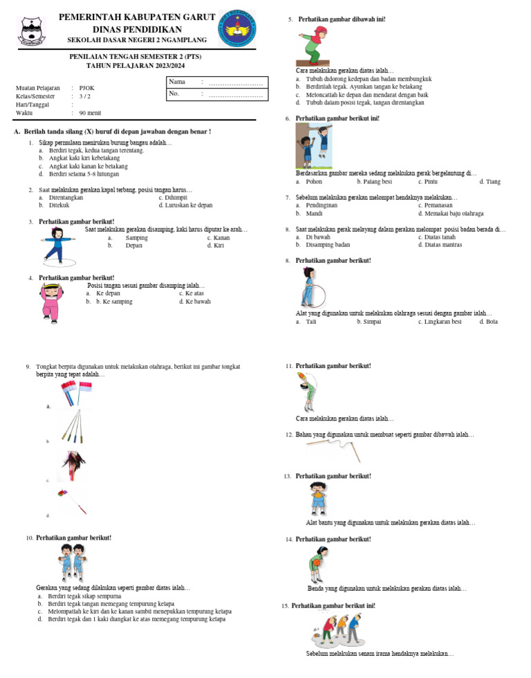 Pjok 2021-2022 Semester 2 | PDF