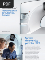 GE - Datasheet - Revolution CT y CT+ | PDF | Ct Scan