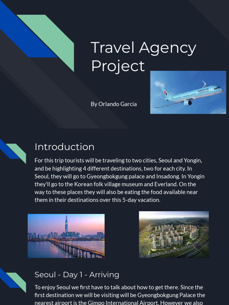 Travel Agency Project | PDF | Seoul | Service Industries