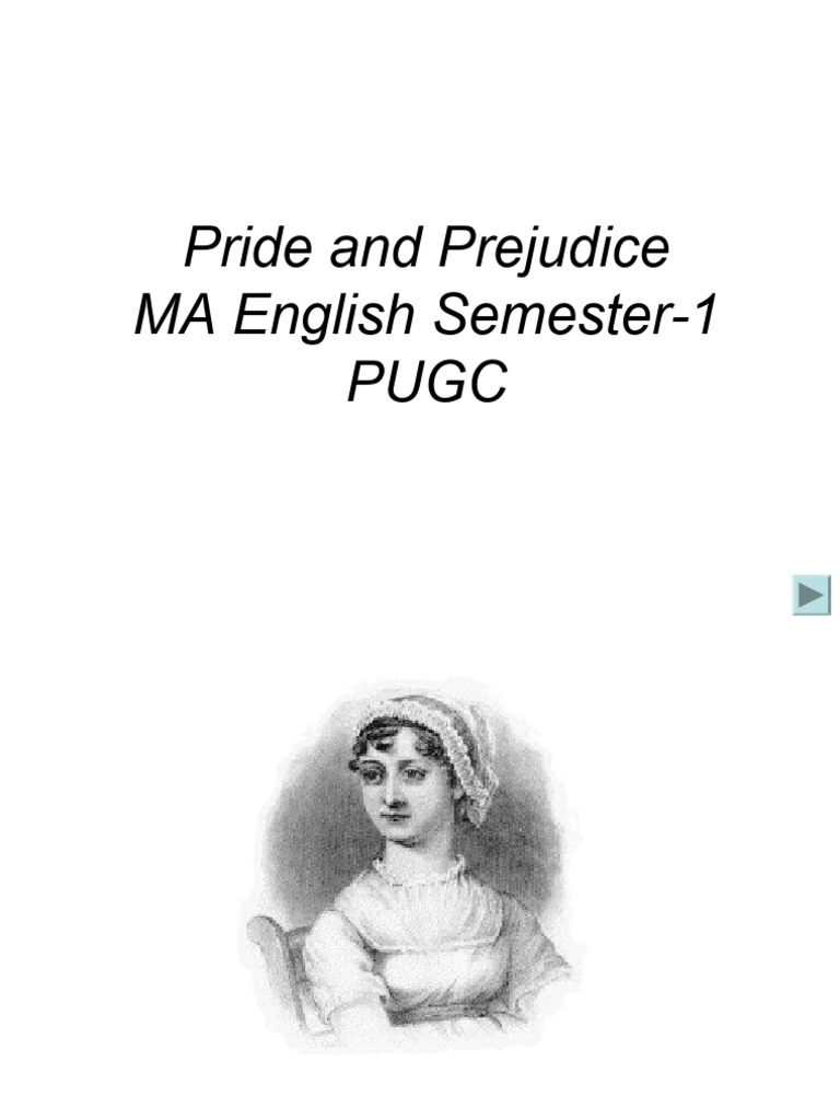 Introduction To The Pride and Prejudice | PDF | Pride And Prejudice