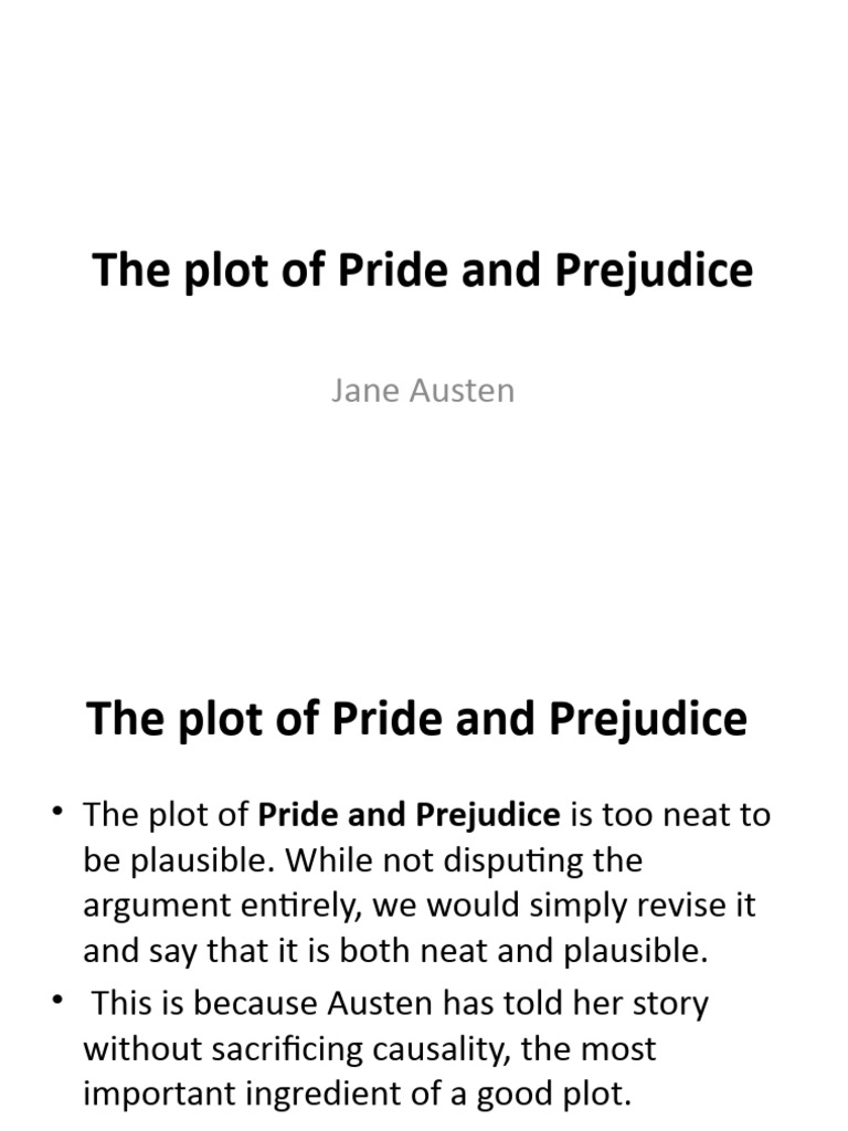 Analyzing the Plot of Pride and Prejudice | PDF | Pride And Prejudice ...