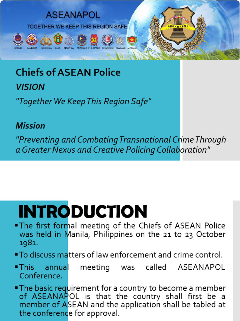 Lesson 4 - ASEANAPOL | PDF | Police | Thailand