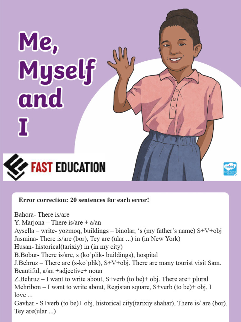 Lesson6reflexive I, Me, Myself | PDF | Pronoun | Syntactic Relationships