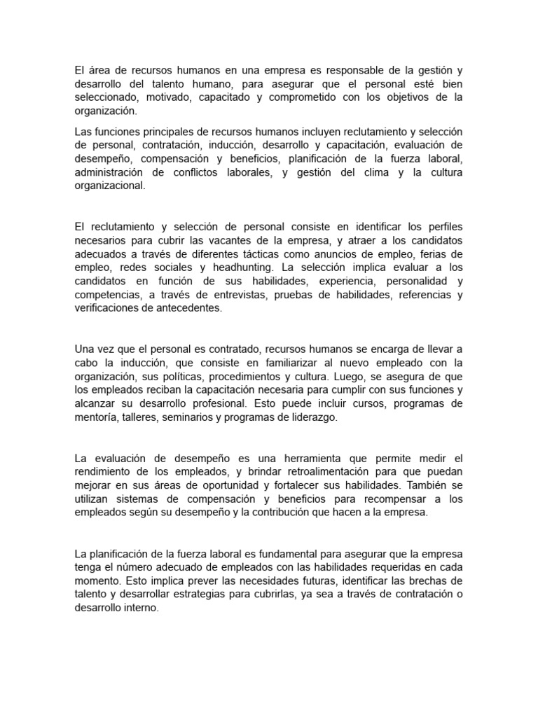 Tarea de Admin | Descargar gratis PDF | Gestión de recursos humanos | Placas tectónicas