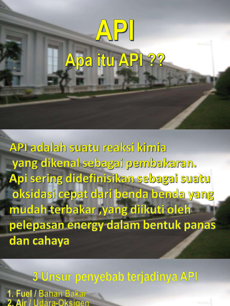 API Dan Klasifikasi Kebakaran A, B, C, D | PDF