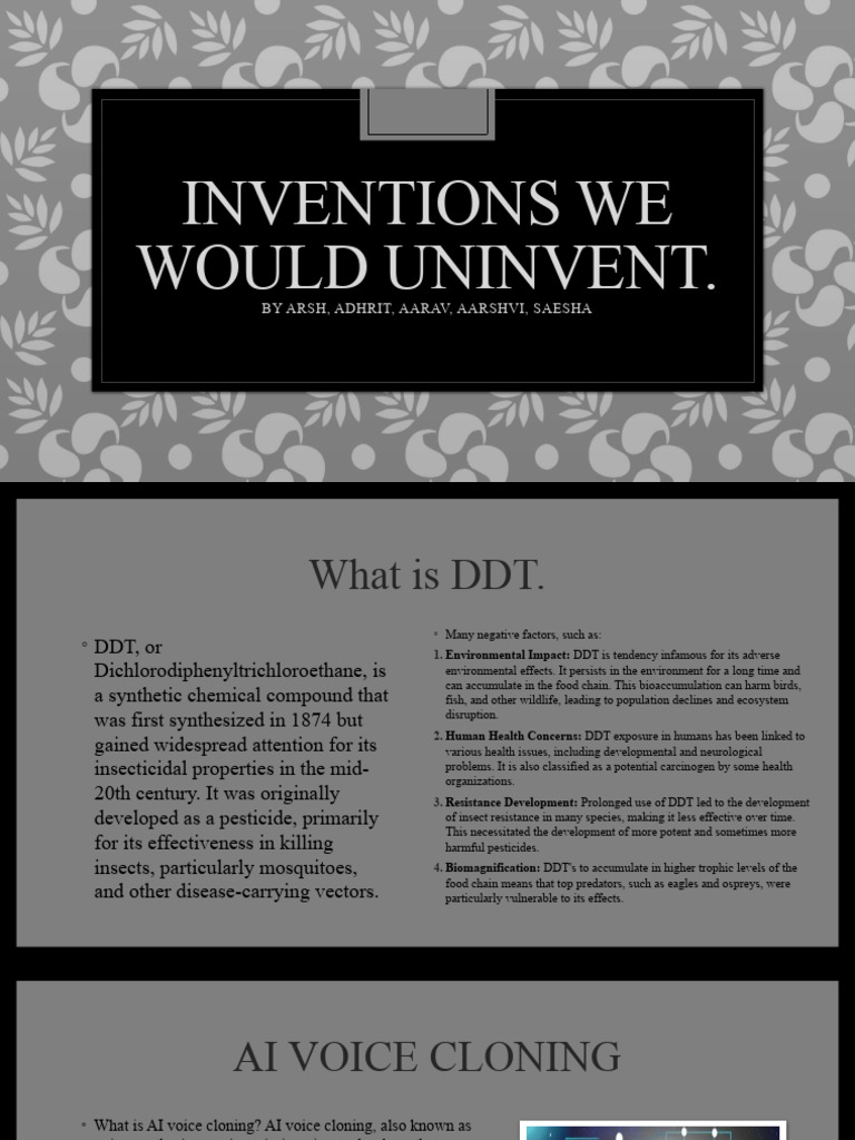 Inventions | PDF | Ddt | Pesticide
