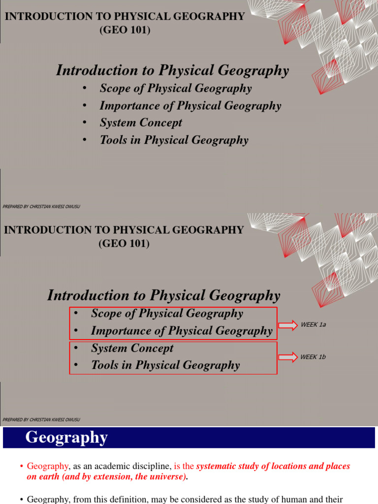 Importance of Physical Geography | PDF | Earth Sciences | Geography