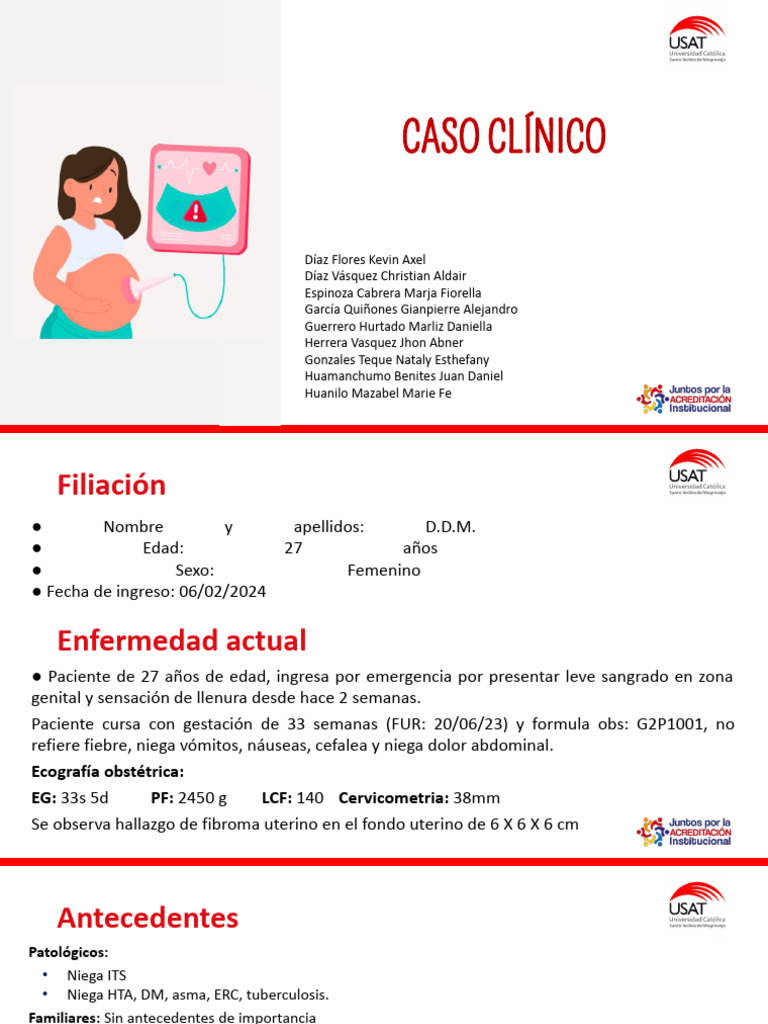 CASO | PDF | Enfermedades y trastornos | Ciencias de la Salud