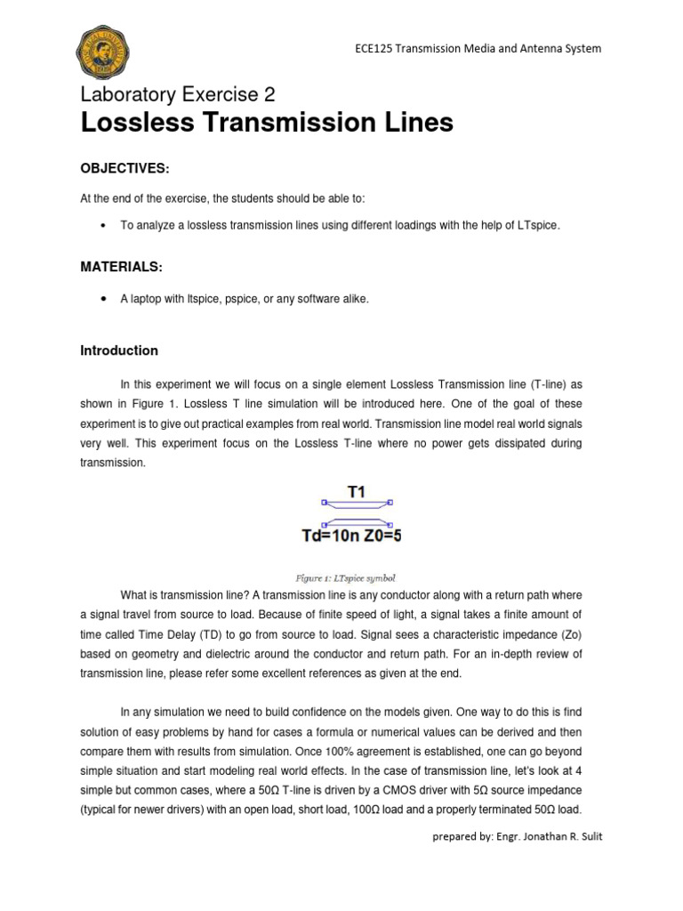 2 - Lossless Transmission Line | PDF