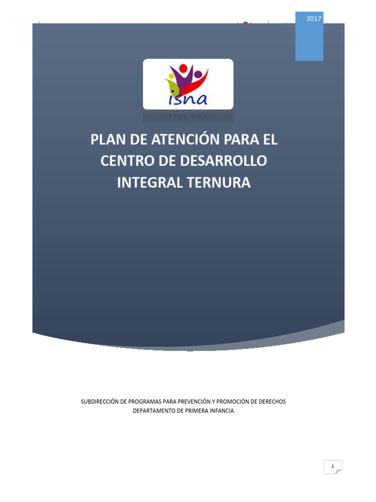 Plan de Atención para El Cdi Ternura | PDF | Educación de la primera infancia | Cerebro