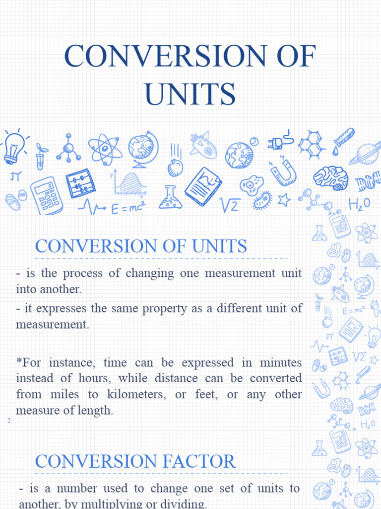 Conversion of Units | PDF | Measurement | Kilogram