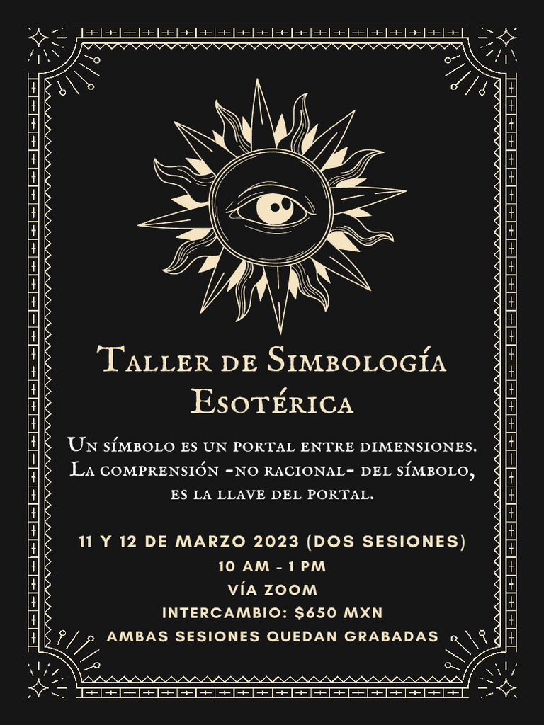 Taller de Simbología PDF (32100) | PDF | Los símbolos | Esoterismo ...