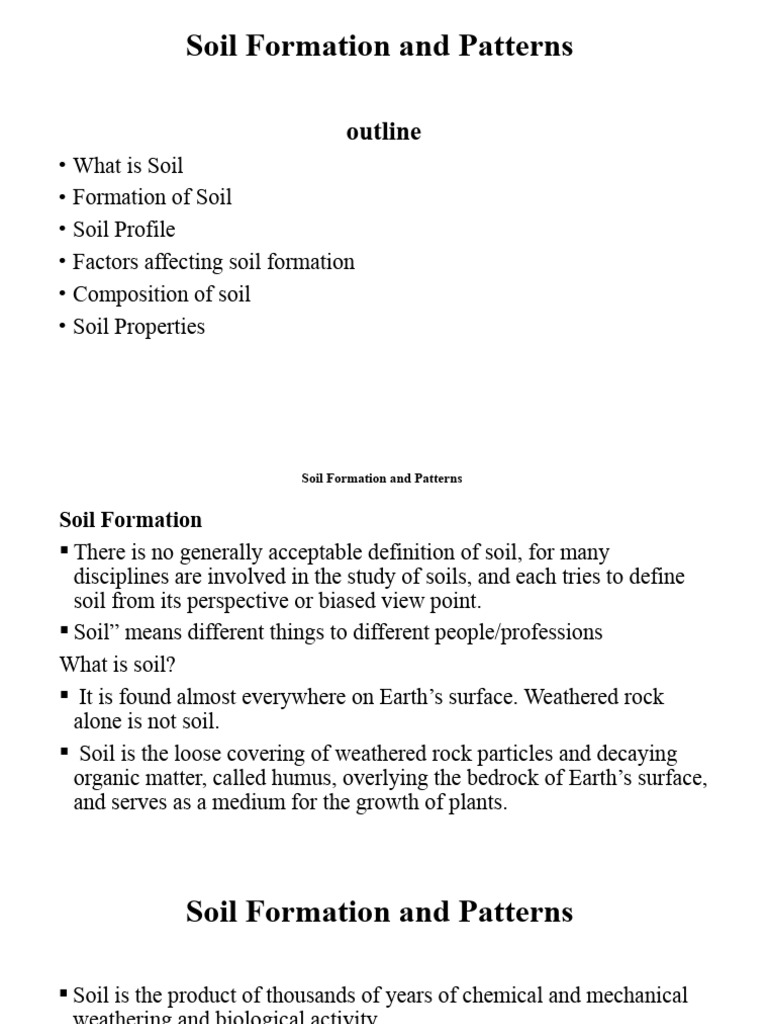 Geo 101-Soils - SM - 2018 | PDF | Soil | Organic Matter