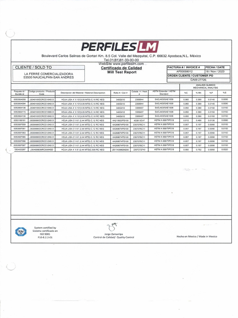 Certificado de Placa | PDF