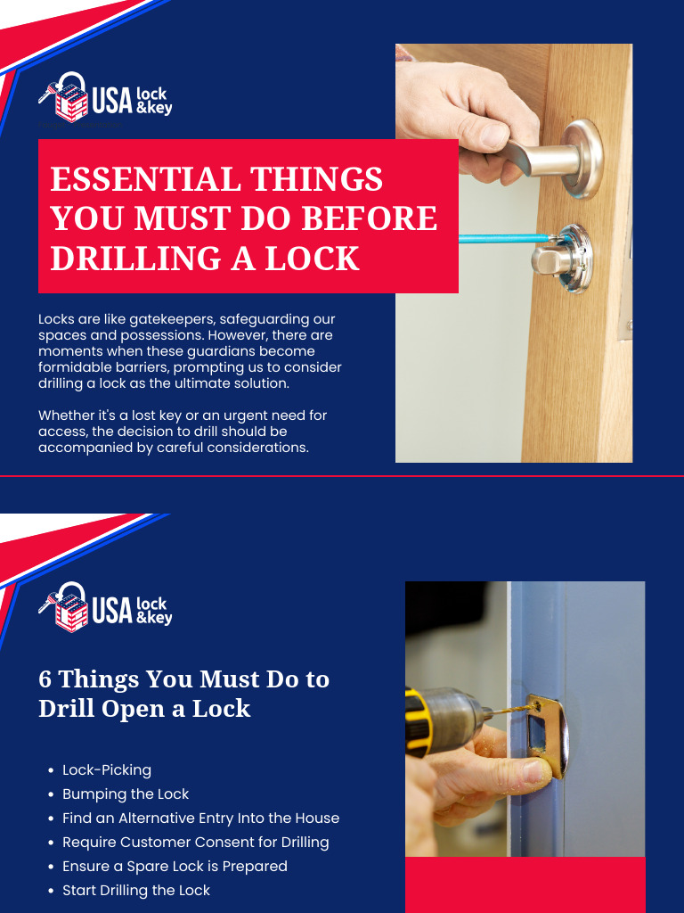 Essential Things You Must Do Before Drilling A Lock | PDF | Home & Garden