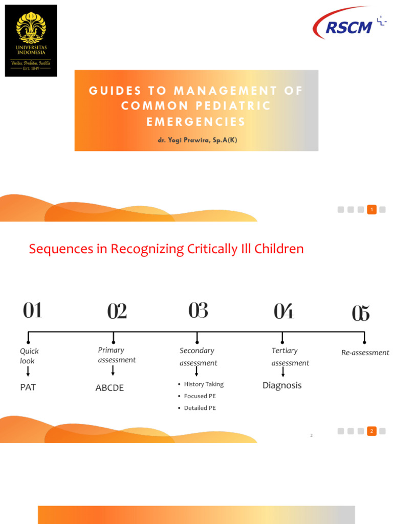 Pro Common Pediatric Emergencies | PDF | Cardiopulmonary Resuscitation ...