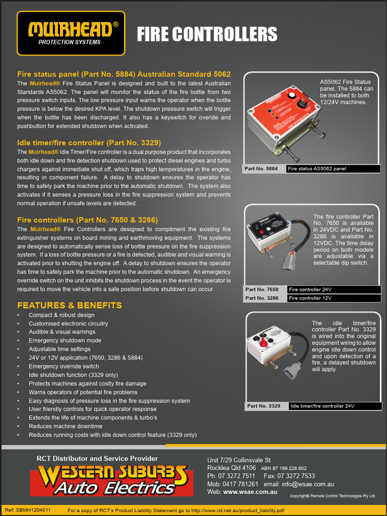 12 Fire Controllers Sbmh1204011 Wsae v1 | Download Free PDF | Equipment ...